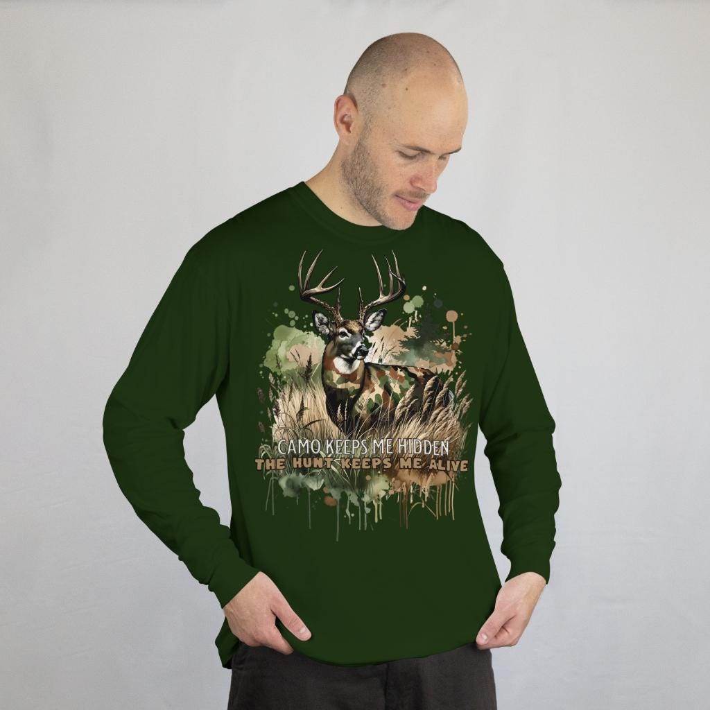 Camo Deer Hunting Png, Hunting T-shirt Design, Hunting Dad Shirt, Cool ...