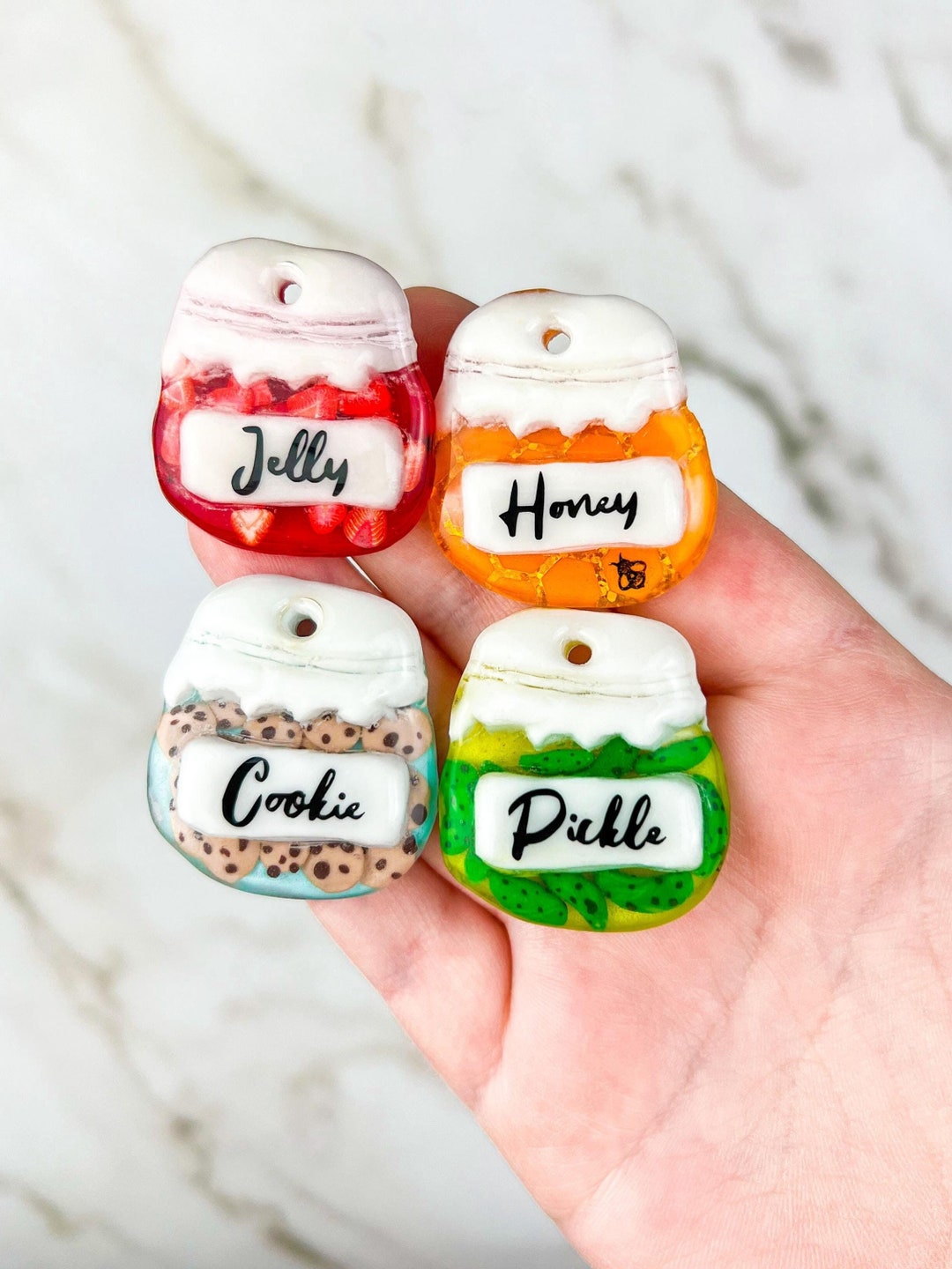 Design Your Own Custom Jar Filled Name Tag | Resin Name Tag ...