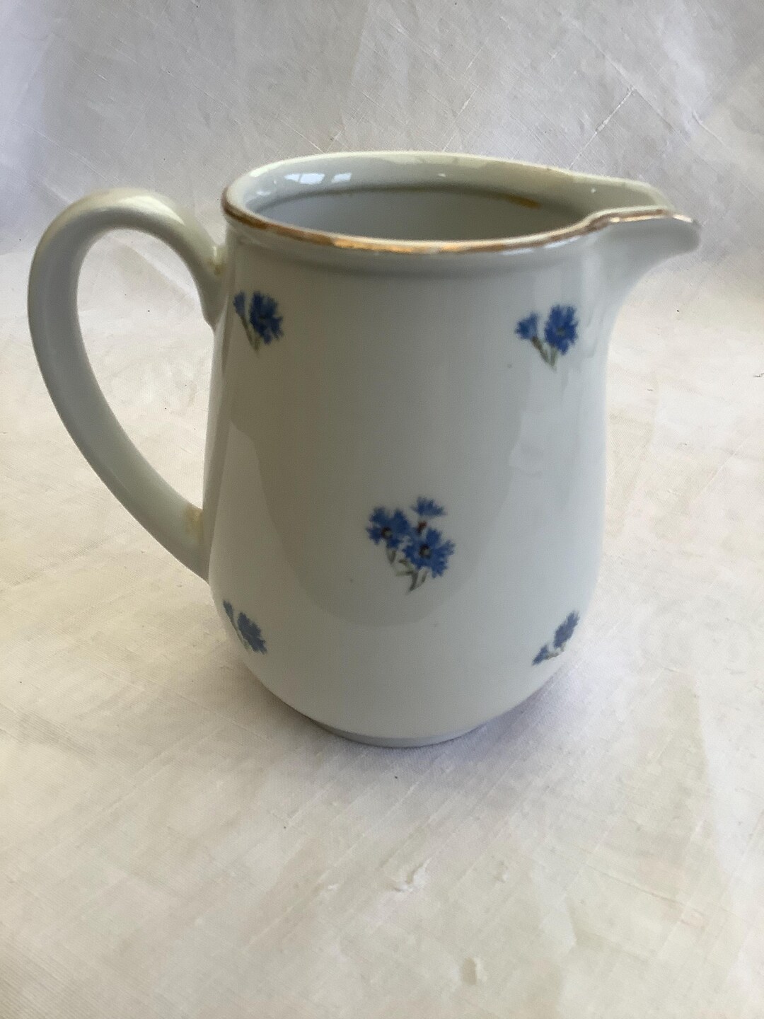 Vintage Kahla Jug Decorated With Cornflowers - Etsy