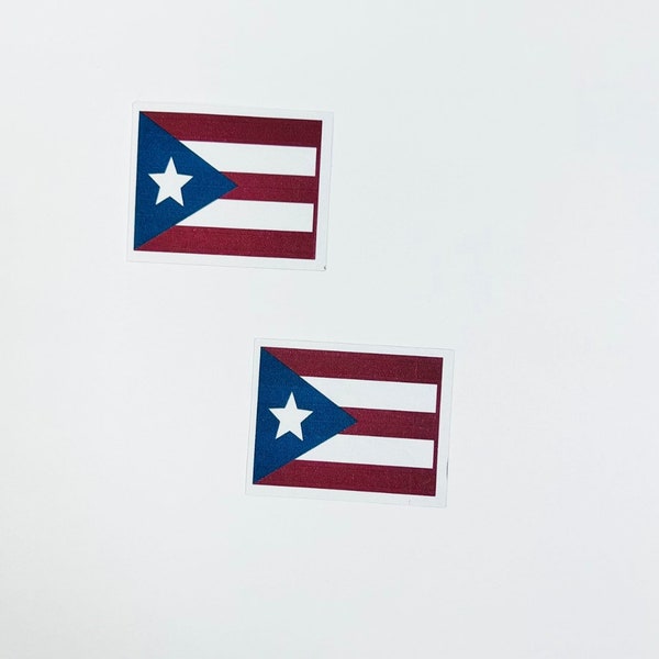 Puerto Rico Flag Stickers - Etsy