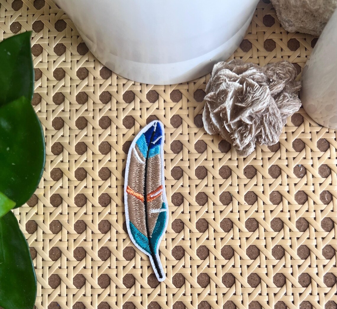 Feather Iron on Patch - Etsy
