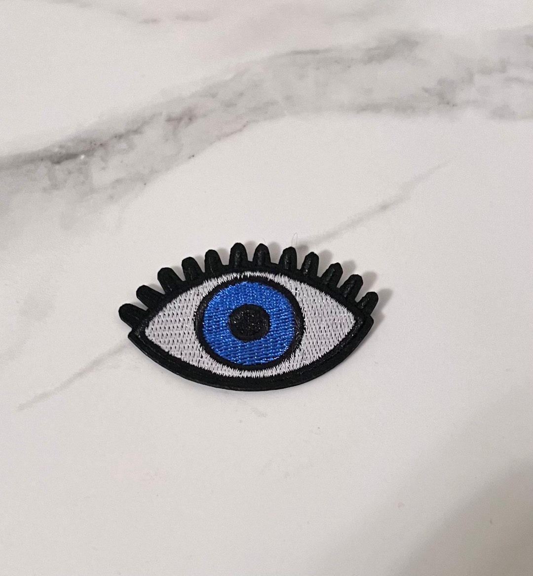 Evil Eye Iron on Patch - Etsy