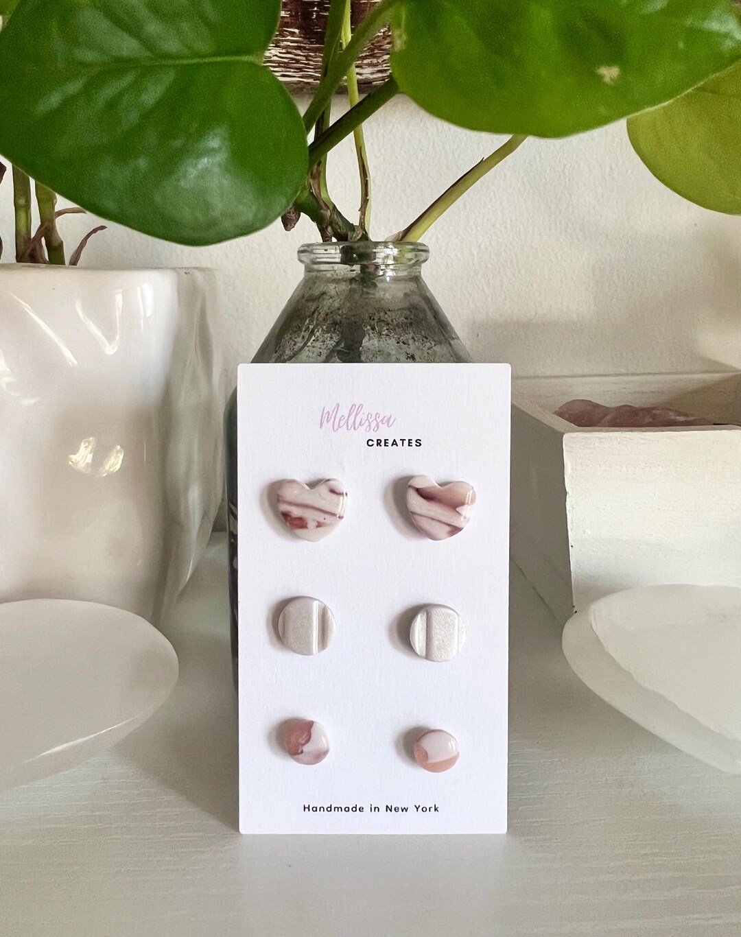Heart Stud Earring Sets - Etsy