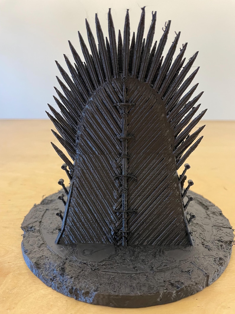 3D Printed Game of Thrones Iron Throne | Personalized Model | Custom ...