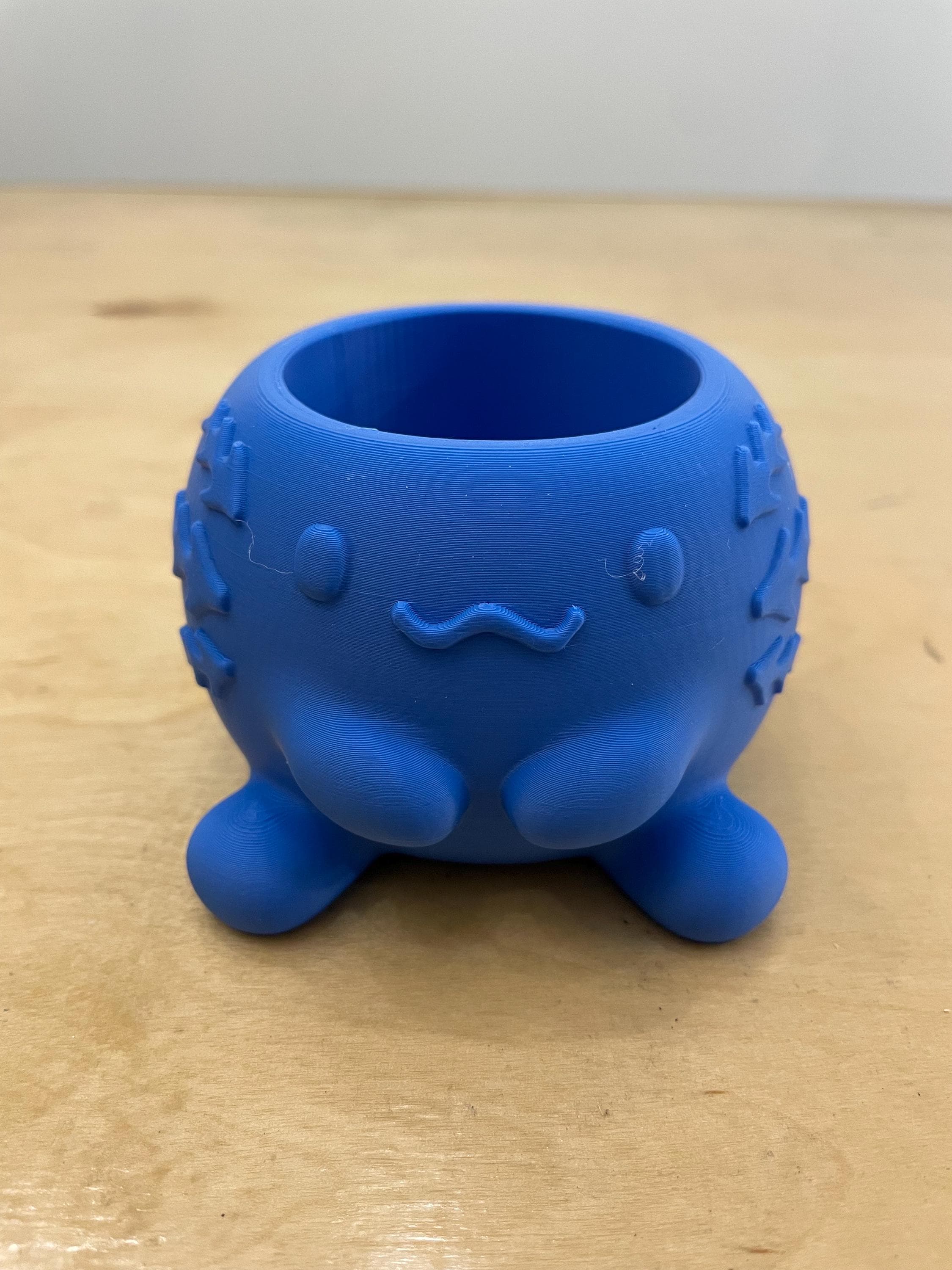 Matte Blue Axolotl Planter - Etsy