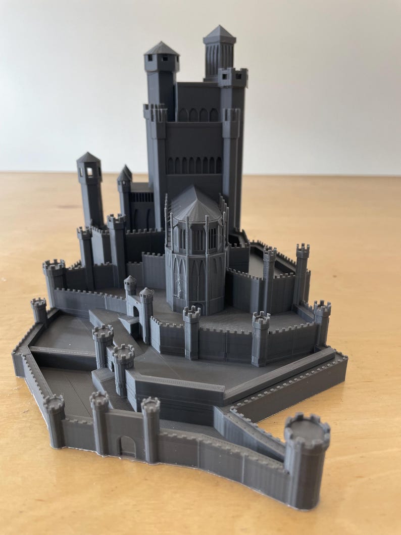 3D Printed Game of Thrones Red Keep Castle | Personalized Model ...