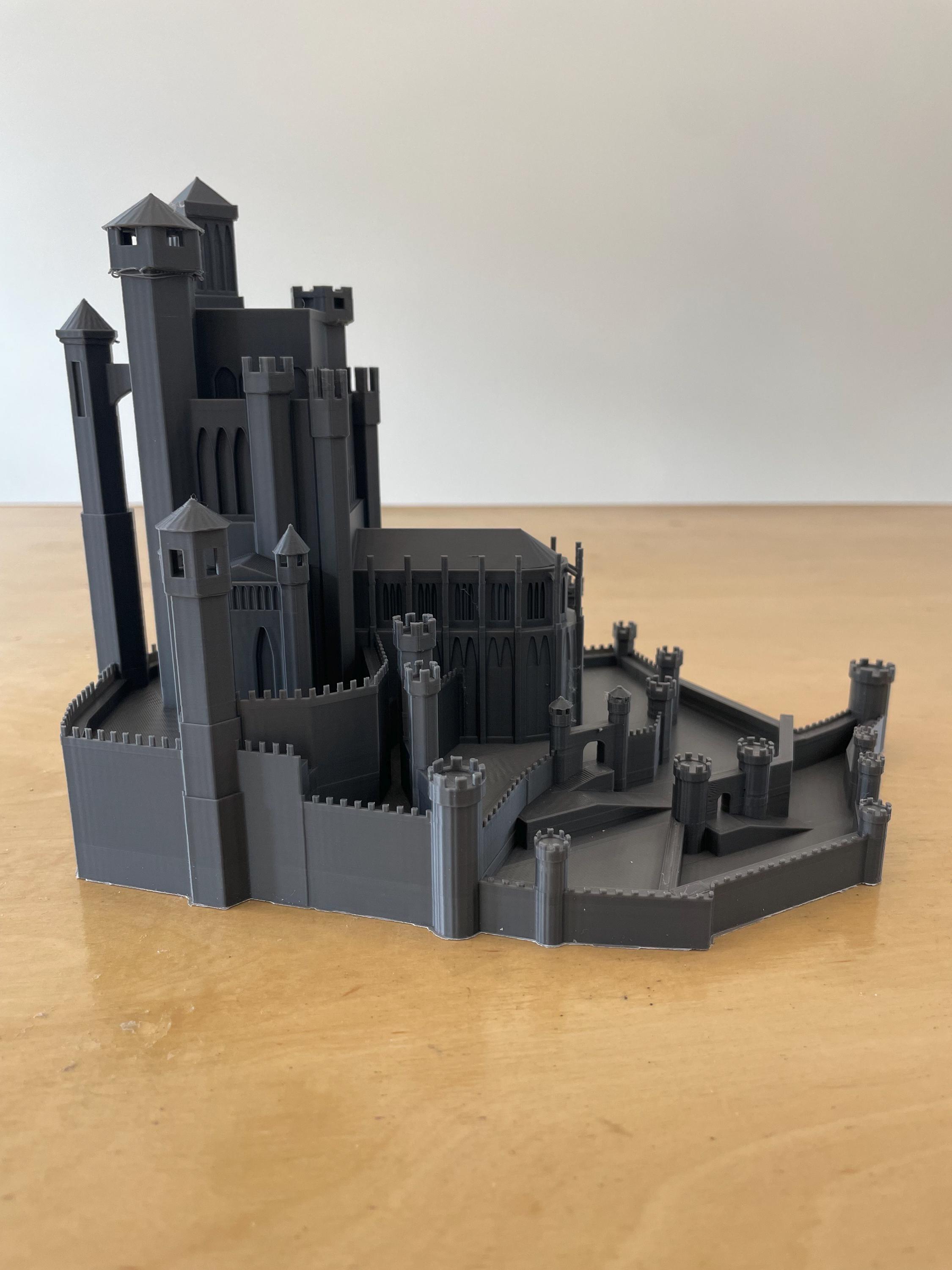3D Printed Game of Thrones Red Keep Castle | Personalized Model ...