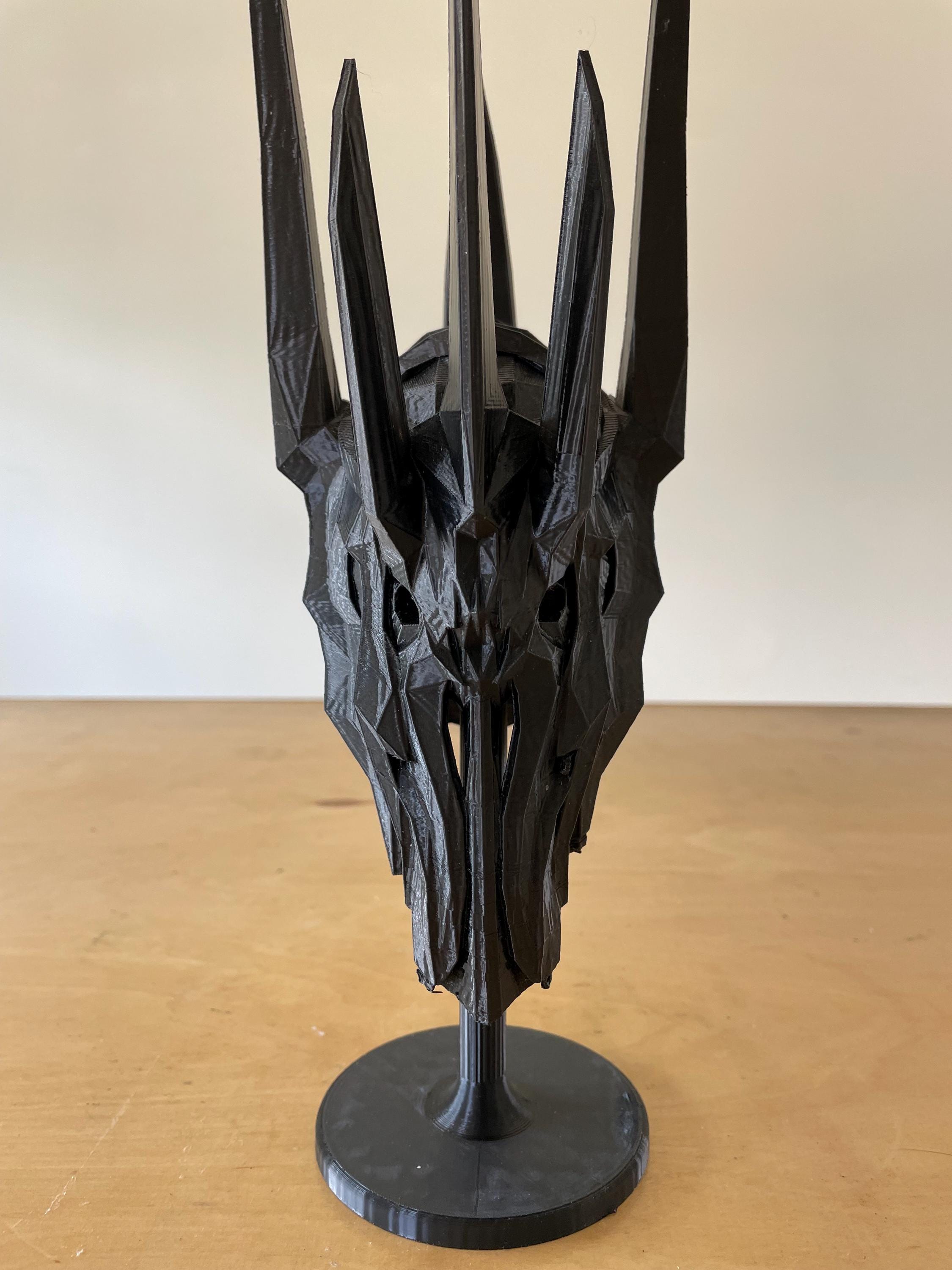 3D Printed Lord of the Rings Sauron Head | Personalized Model | Custom ...