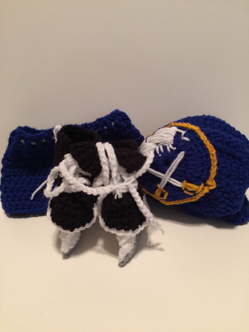 Buffalo Sabres Baby Hockey Skates Helmet and Hockey Pants - Etsy