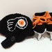Philadelphia Flyers Helmet and Ice Skate Booties, NHL Flyers, Hockey ...