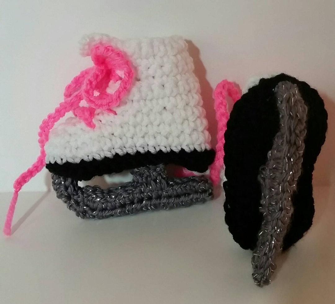Figure Skating Booties, Ice Skates, Ice Skate Booties, Baby Shower, Ice ...