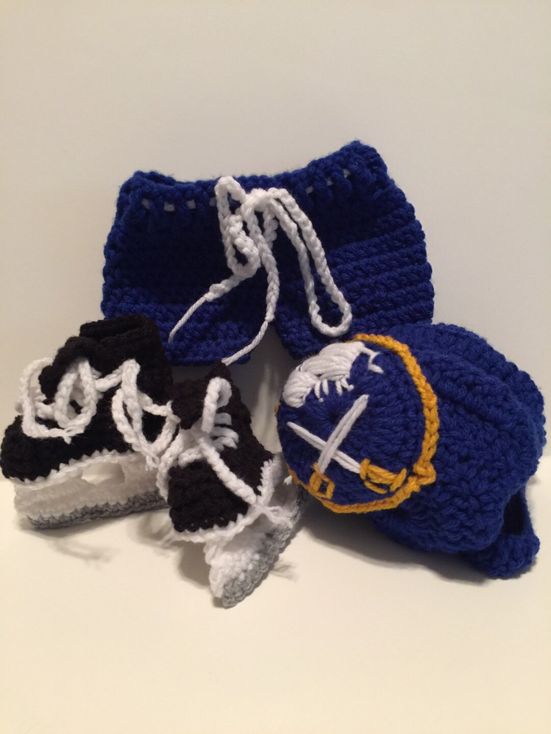Buffalo Sabres Baby Hockey Skates, Helmet, and Hockey Pants, Sabres - Etsy