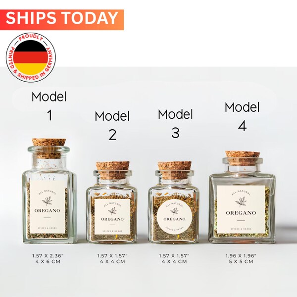 German Spice Jars - Etsy