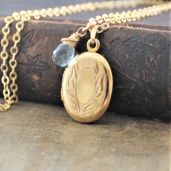 Birthstone Locket - Etsy