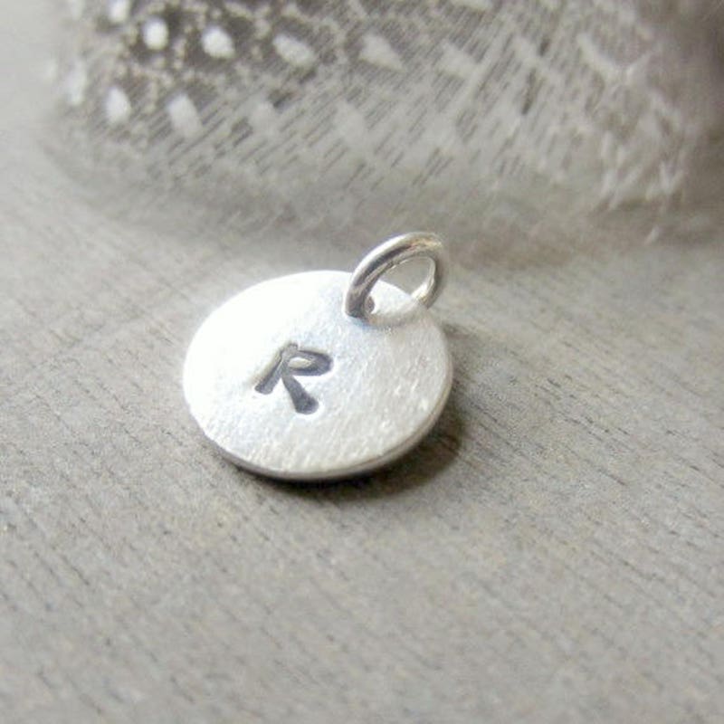 Initial Charm - Etsy