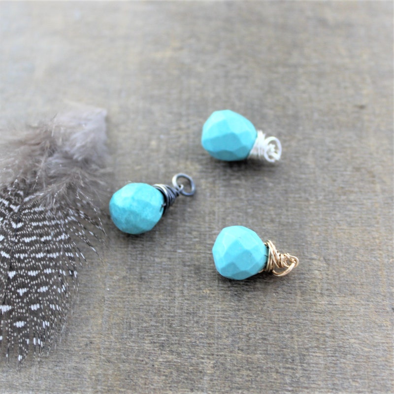 Turquoise Charm - Etsy