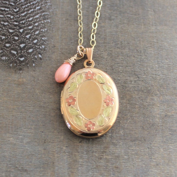 Enamel Locket - Etsy