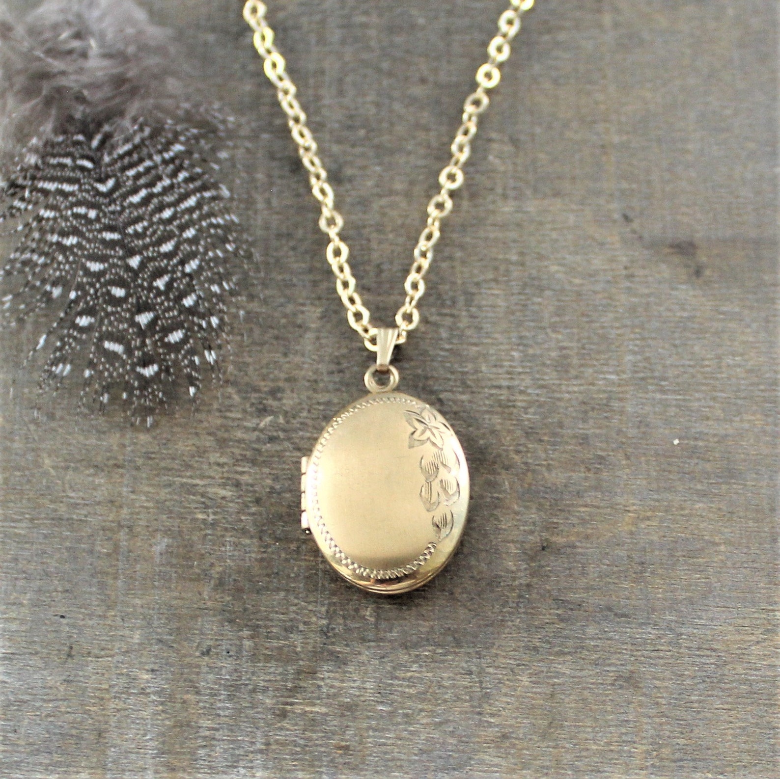 June Birthstone Locket Necklace, Gold Oval Locket, Pearl Locket, Gold ...