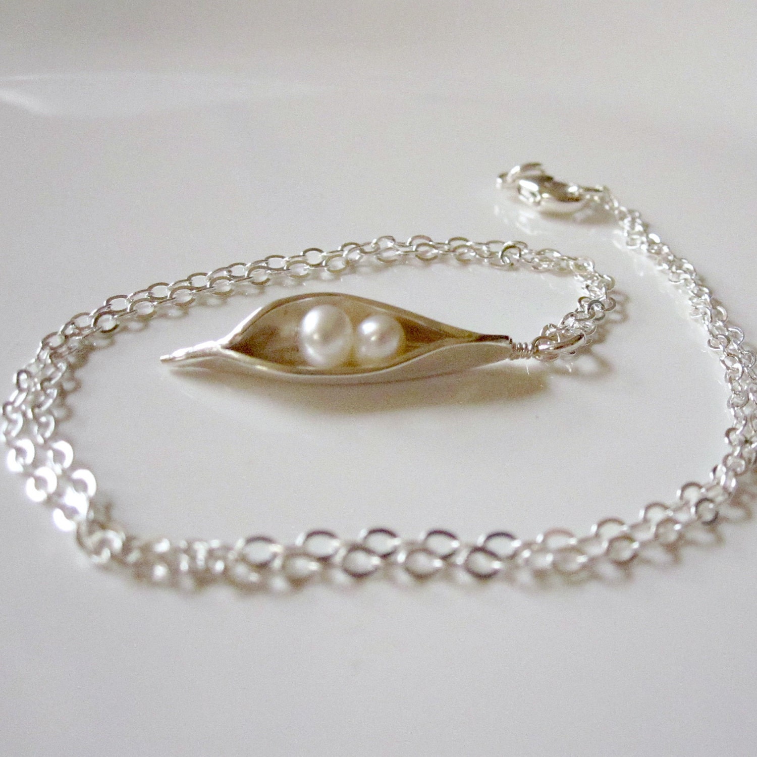 Two Peas in a Pod Necklace Two Peas in a Pod Jewelry Best - Etsy