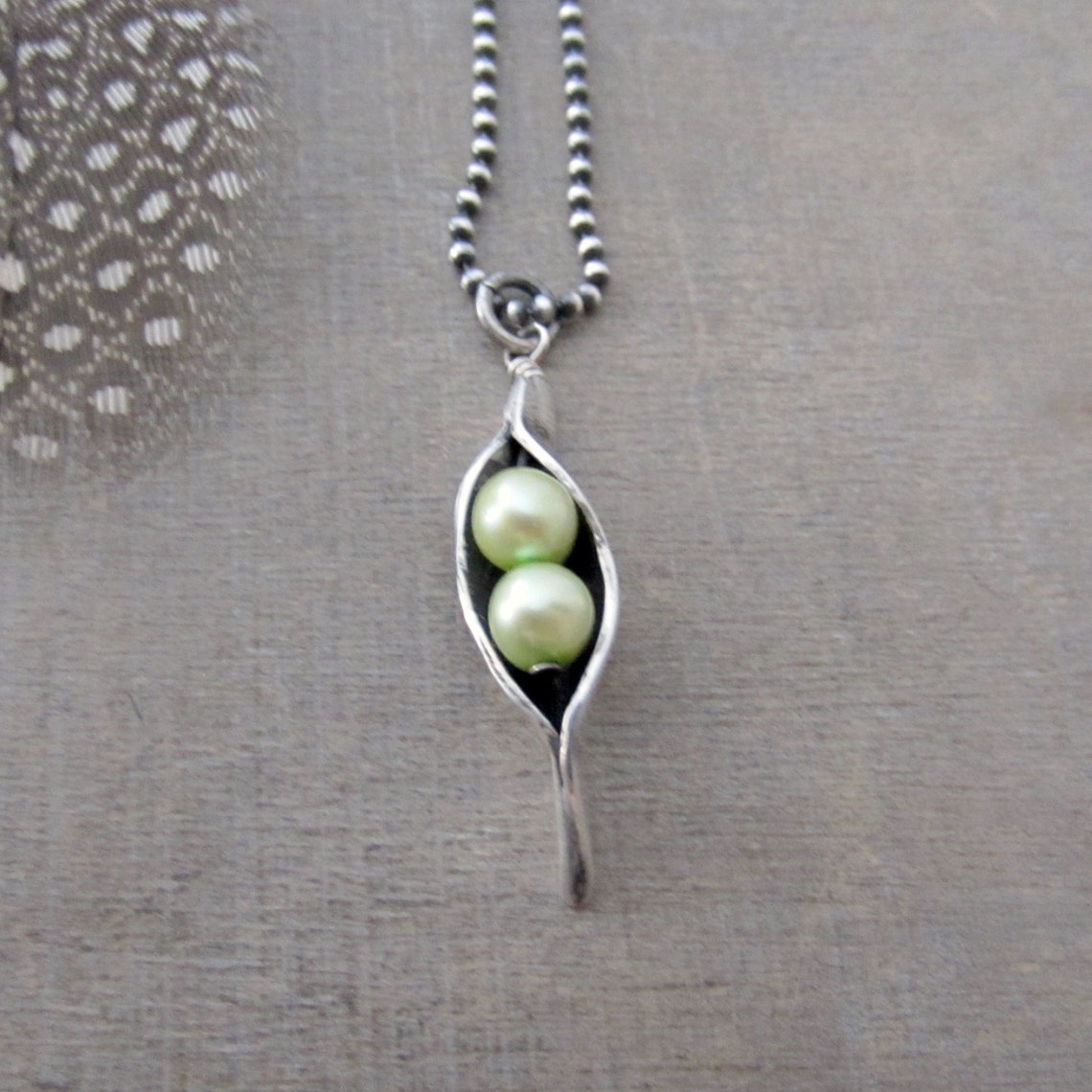Two Peas in a Pod Necklace 2 Peas in a Pod Jewelry Best - Etsy