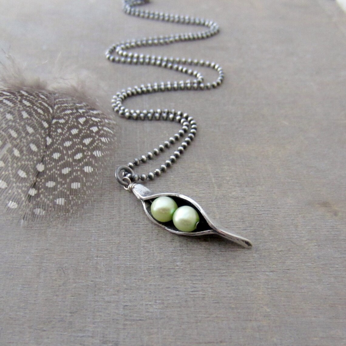 Two Peas in a Pod Necklace 2 Peas in a Pod Jewelry Best - Etsy