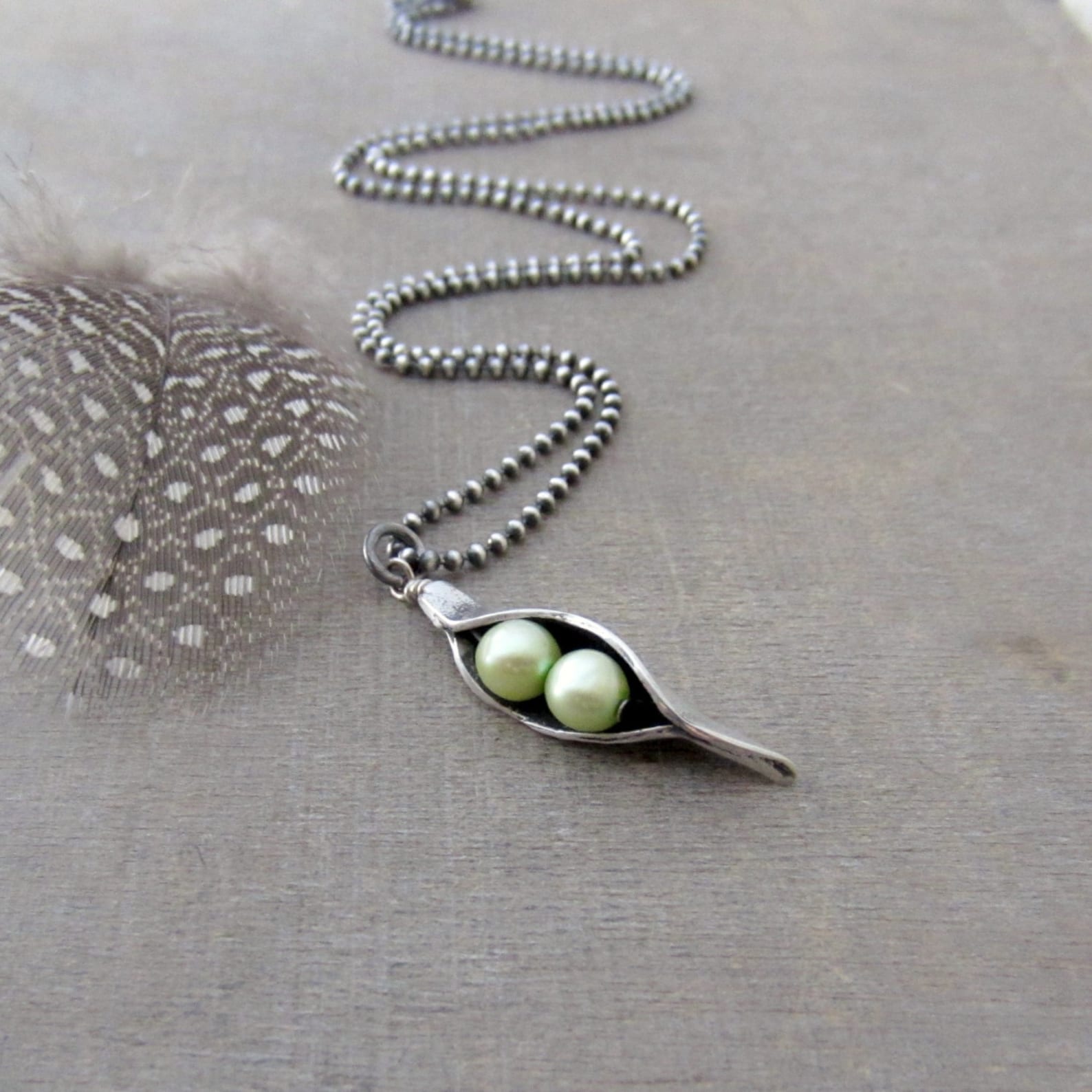 Two Peas in a Pod Necklace 2 Peas in a Pod Jewelry Best - Etsy