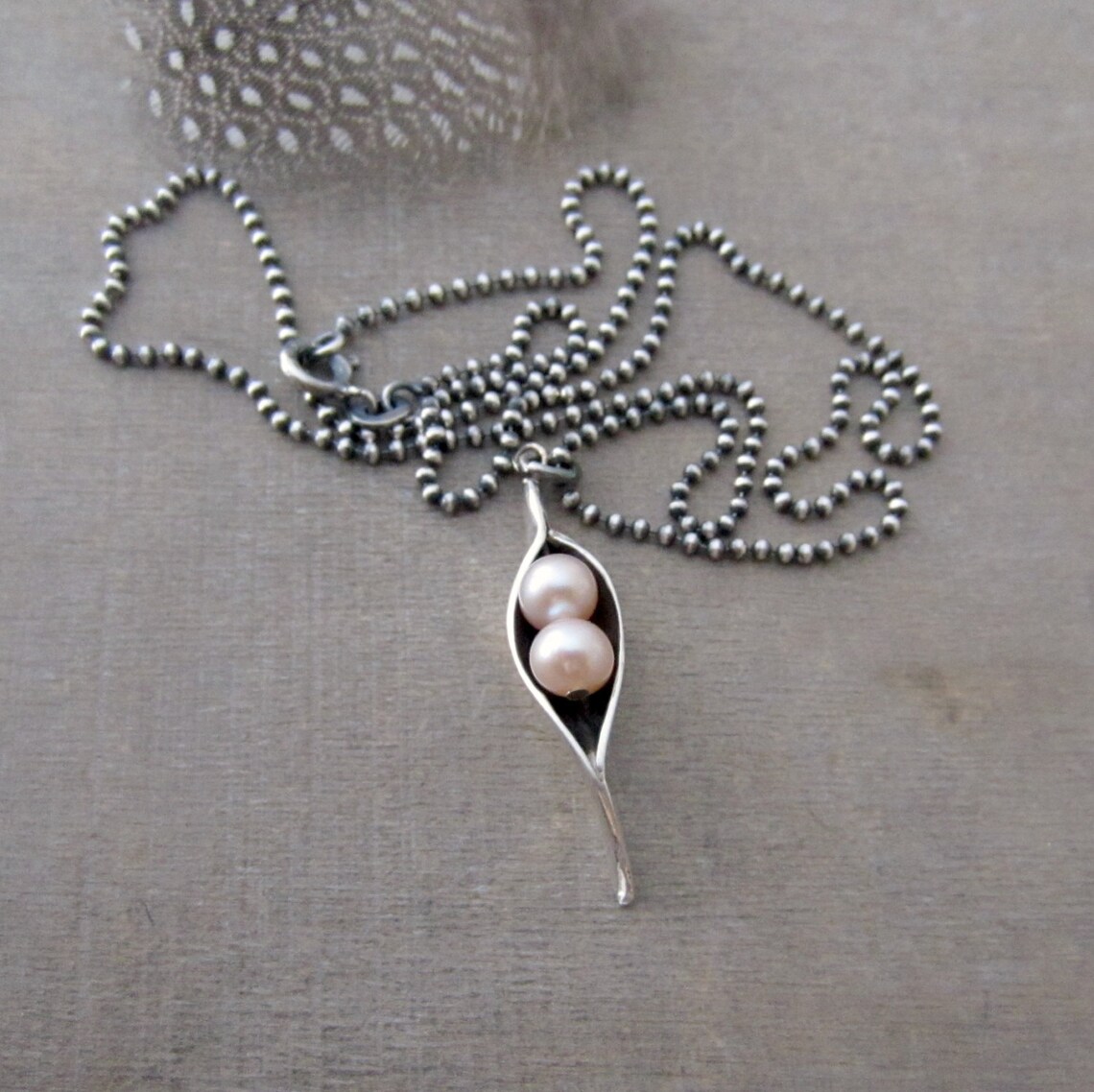 Two Peas in a Pod Necklace 2 Peas in a Pod Jewelry Best - Etsy