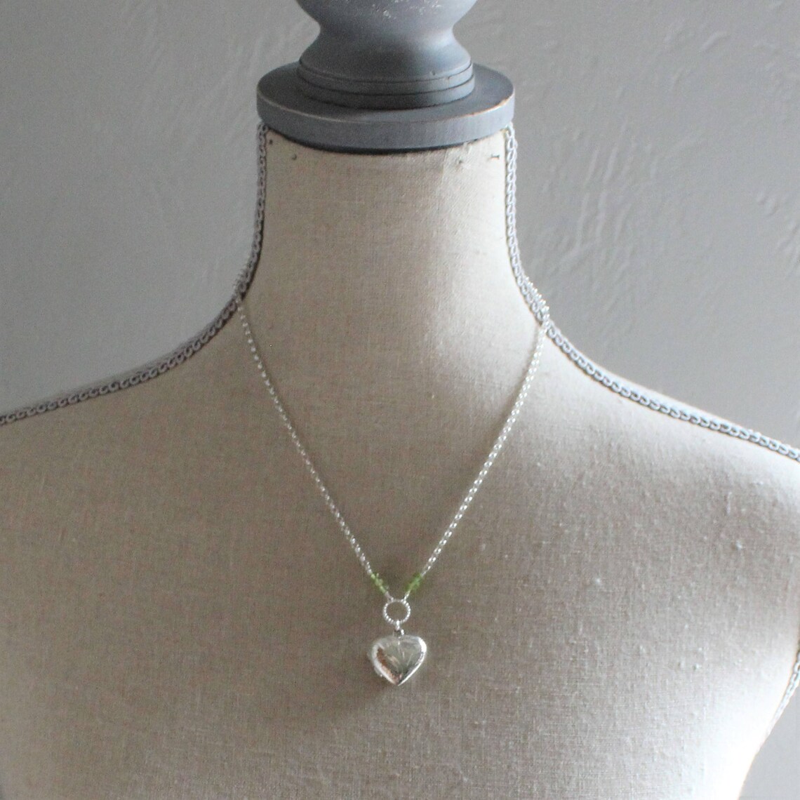 August Birthstone Locket Peridot Locket Photo Locket | Etsy