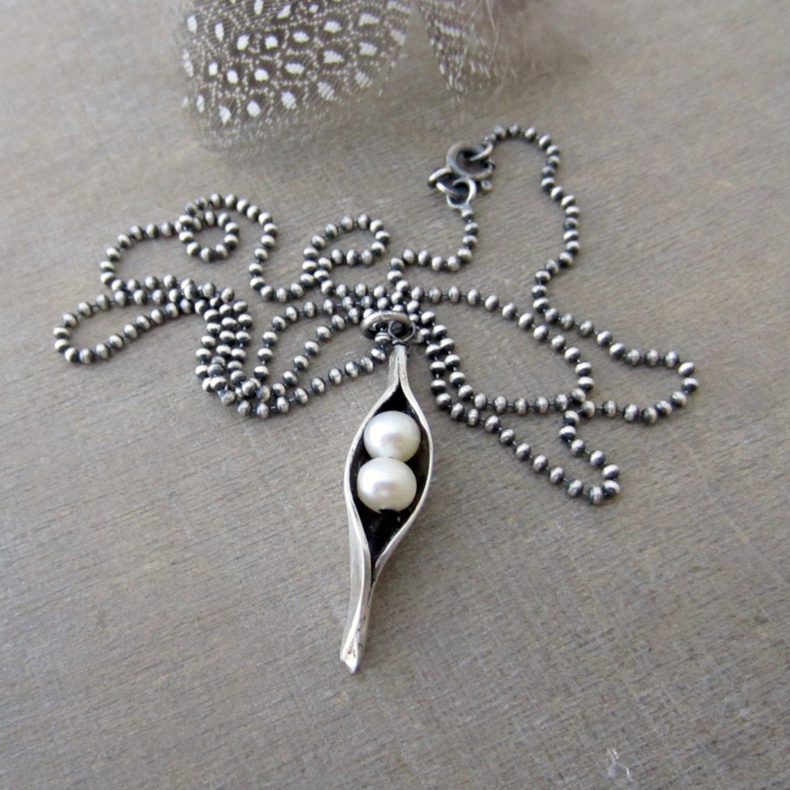 Two Peas in a Pod Necklace 2 Peas in a Pod Jewelry Best - Etsy