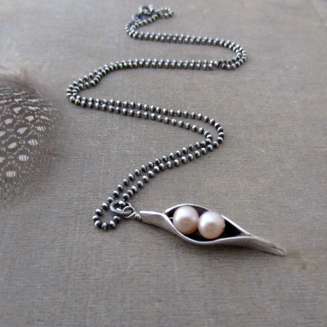 Two Peas in a Pod Necklace 2 Peas in a Pod Jewelry Best - Etsy