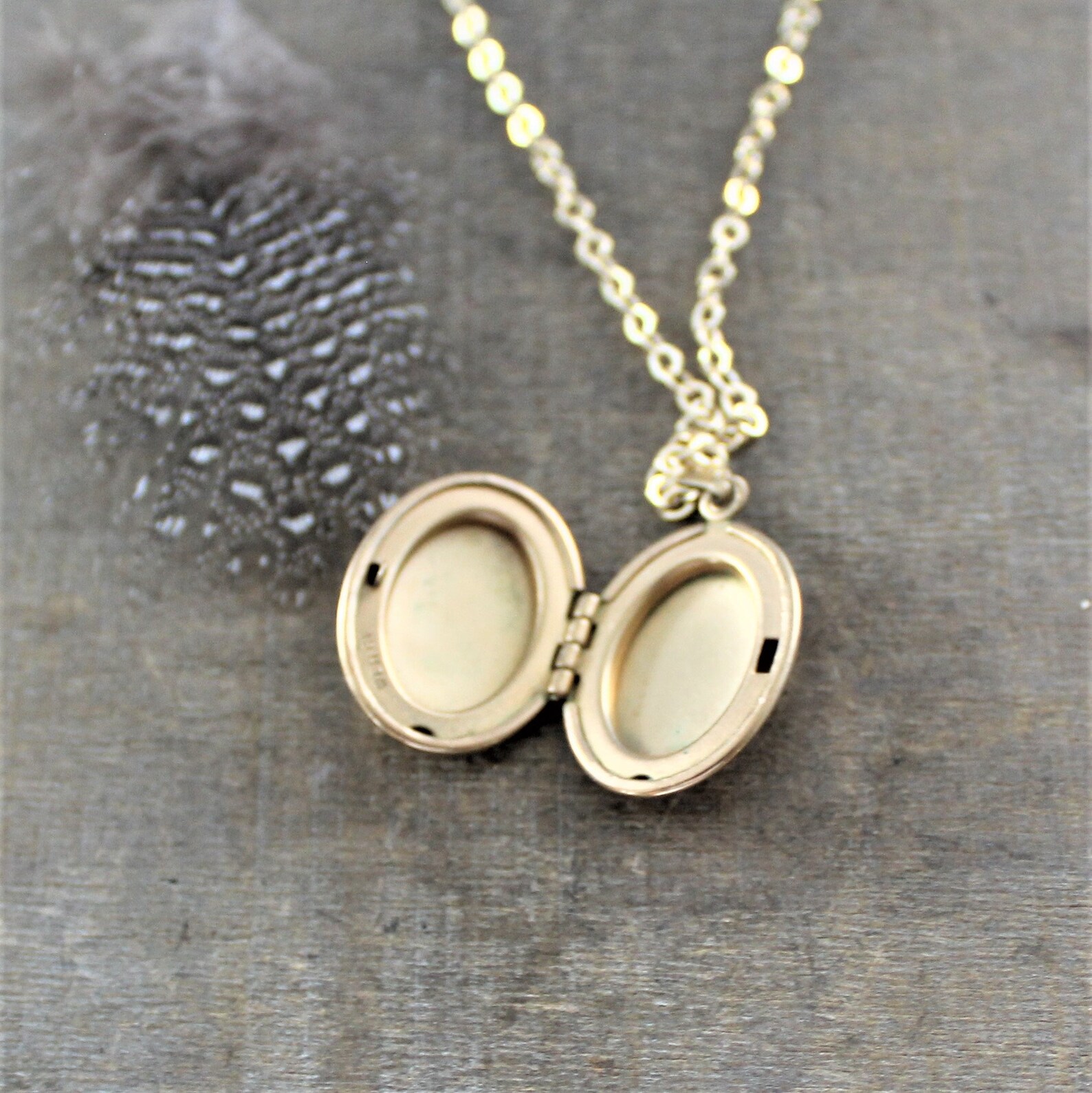 June Birthstone Locket Necklace, Gold Oval Locket, Pearl Locket, Gold ...