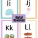 Printable Alphabet Cards, Alphabet Cards for Homeschool Room, Alphabet ...