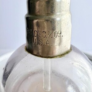 1920s (patented Dec 7, 1909) Antique Devilbiss Atomizer No 16. Missing - Bulb, Metal Nose Guard ...