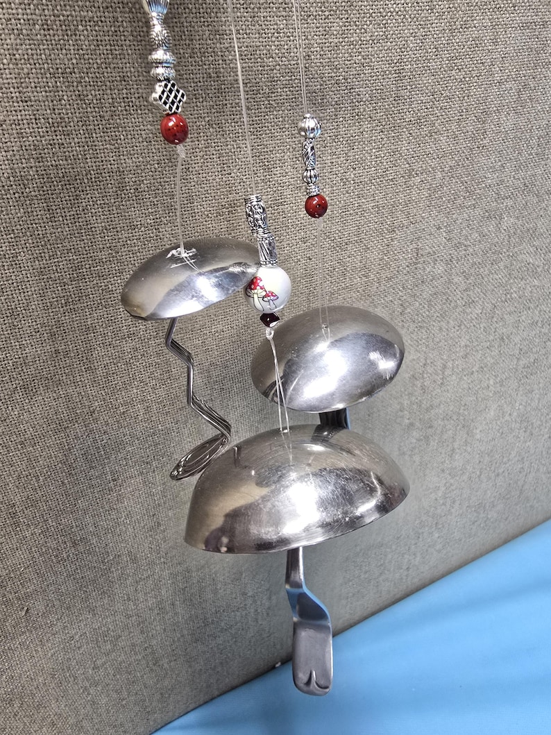 Spoon/flatware Mushroom Wind Chime - Etsy