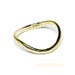Hallmarked 9ct Gold Wavy Thumb Ring - Solid Gold Ring - 9ct Gold Ring ...