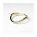 Hallmarked 9ct Gold Wavy Thumb Ring - Solid Gold Ring - 9ct Gold Ring ...