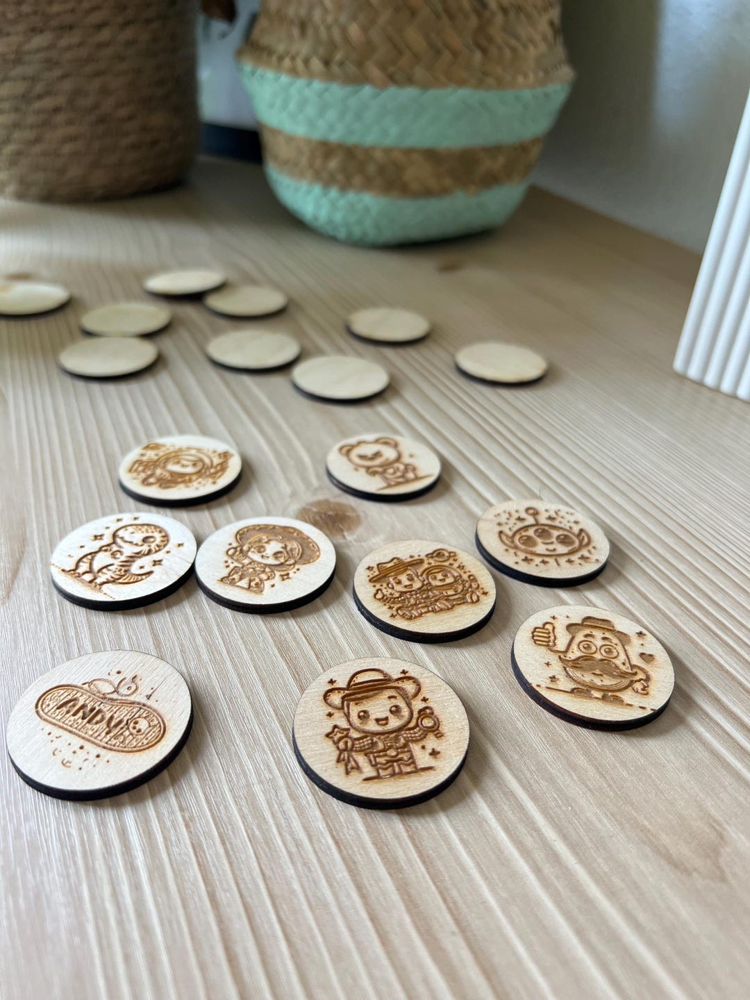 Toy Story-themed Memory Game Laser Cut File SVG & PNG Digital Download ...