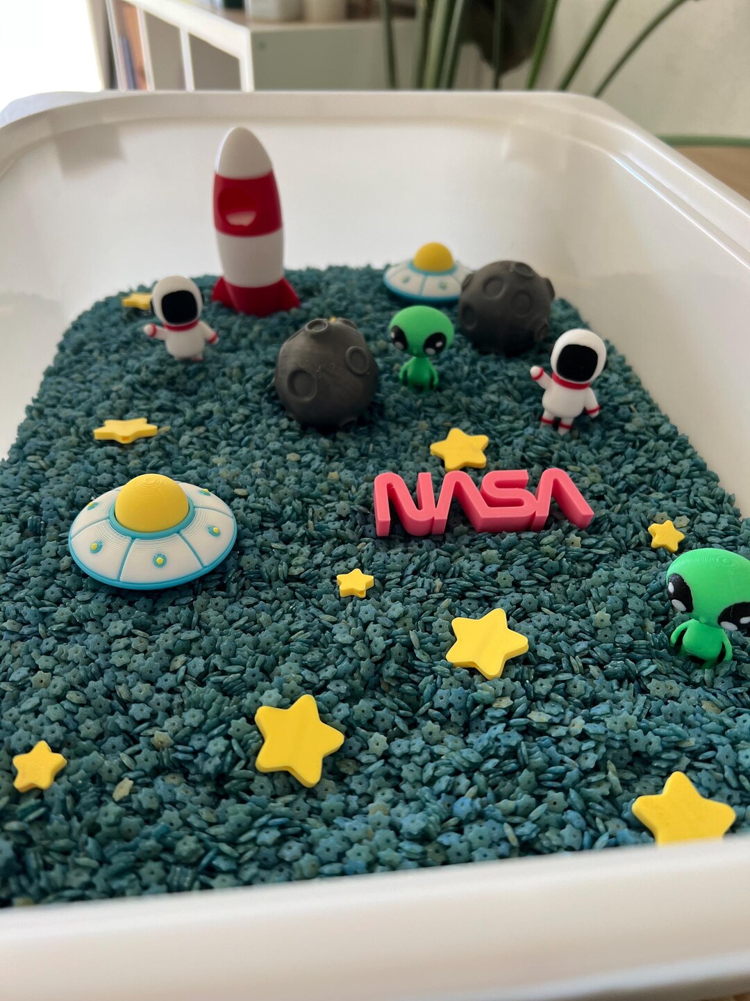 Space Sensory Tray Fun and Educational Galaxy Play Set for Kids - Etsy