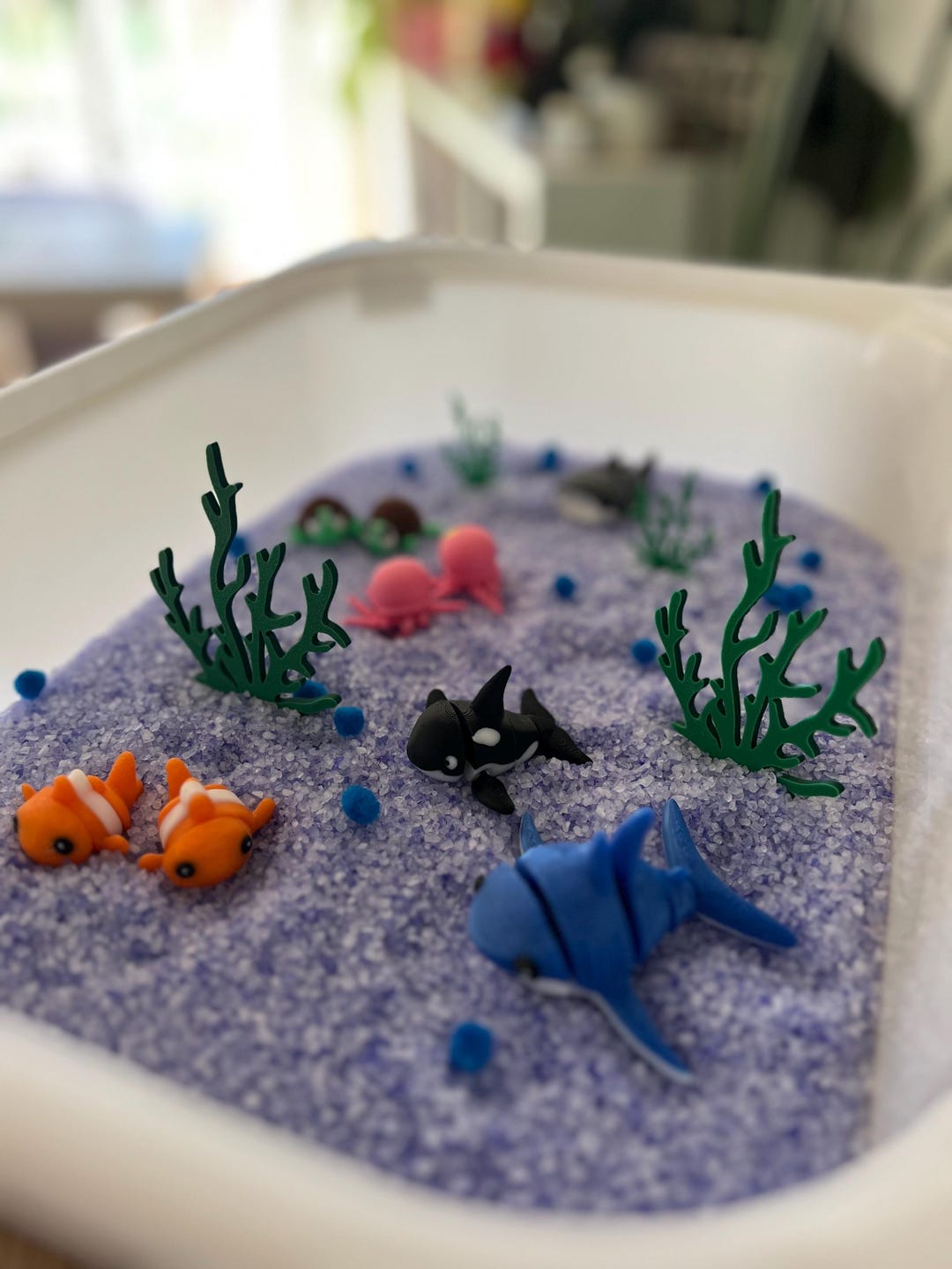 Underwater Sensory Tray Fun and Educational Ocean Play Set for Kids - Etsy