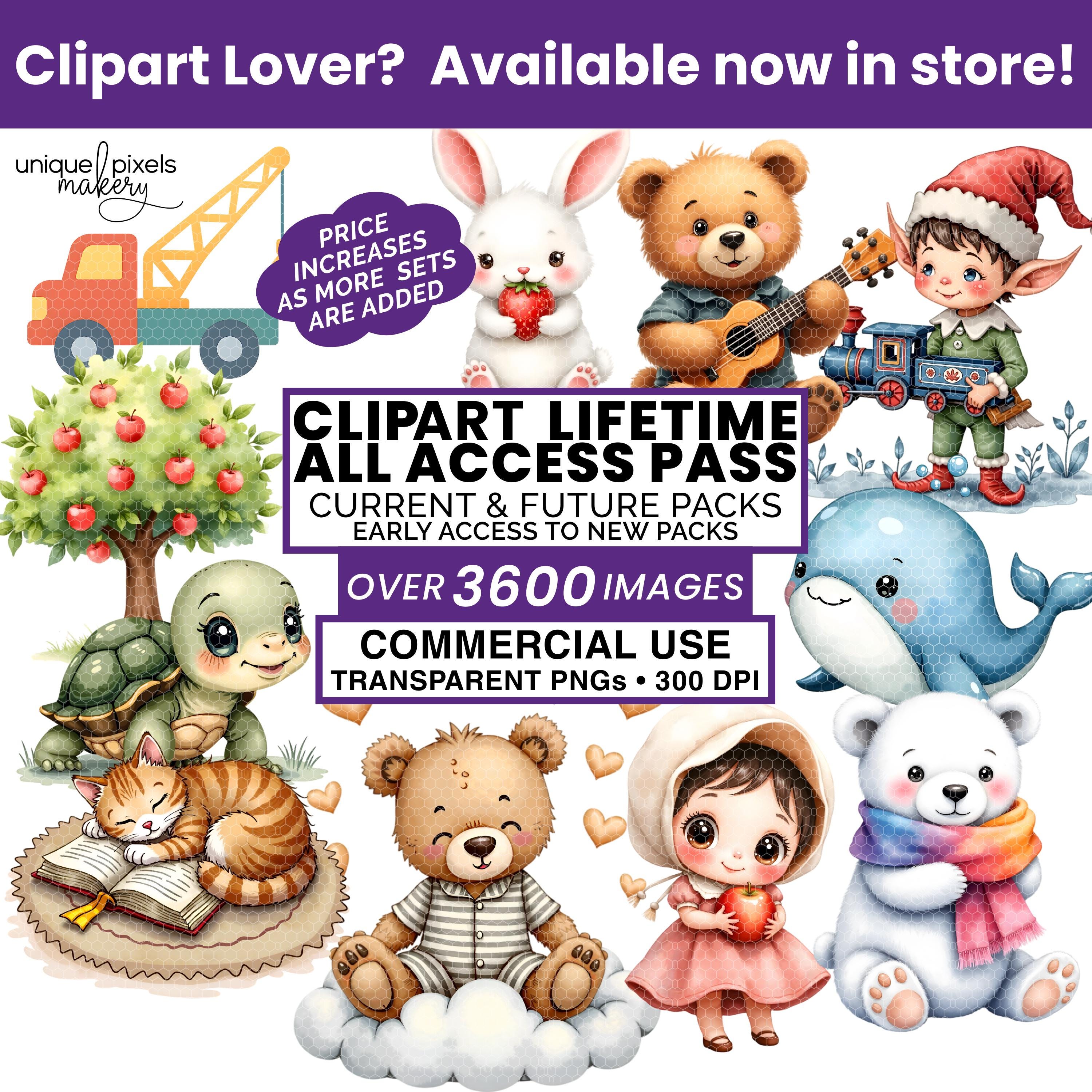 Happy Mail Animals Clipart Watercolor PNG | Woodland Animals With ...