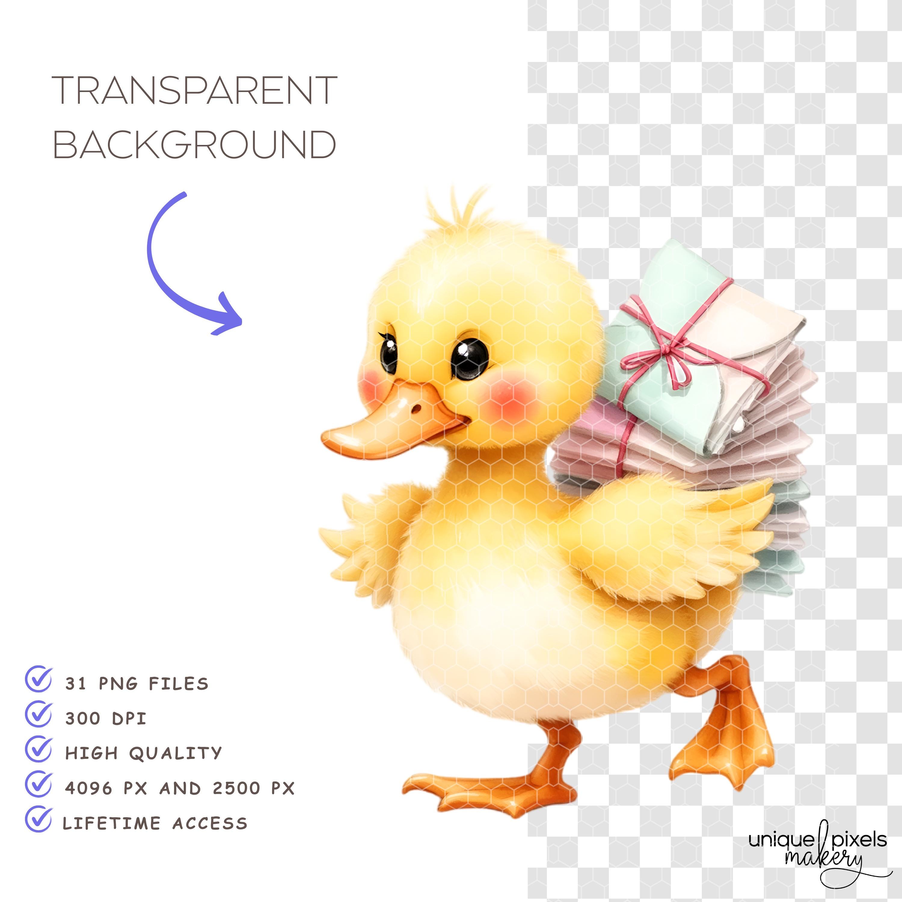 Happy Mail Animals Clipart Watercolor PNG | Woodland Animals With ...