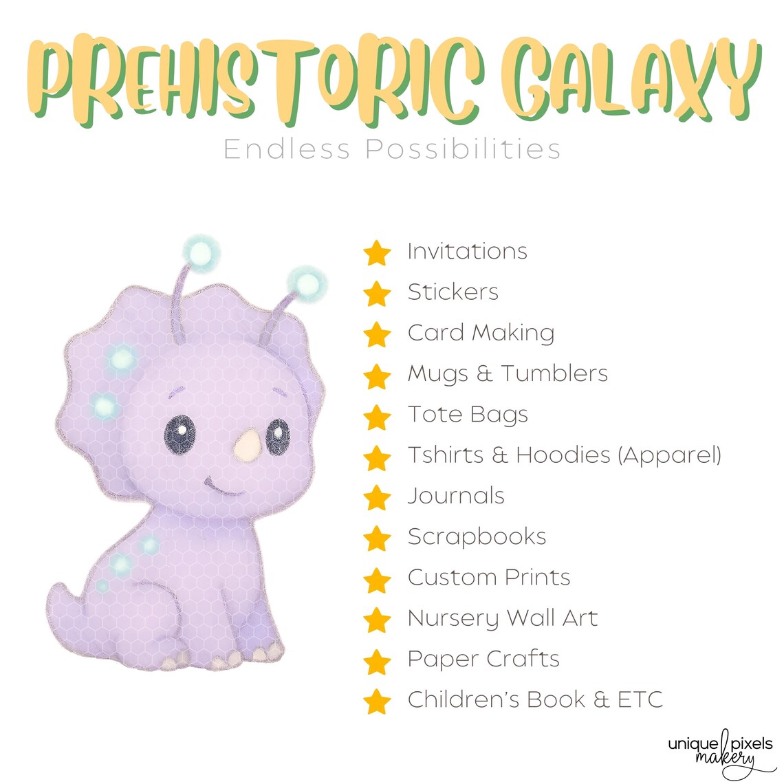 Baby Space Dinosaur Clipart Transparent PNG | Watercolor Outer Space ...