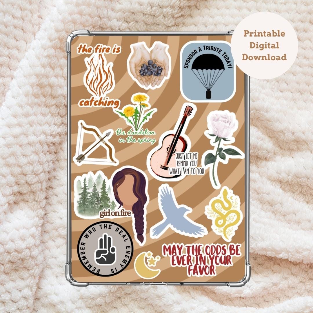 Hunger Games Inspired Printable Kindle Insert for Clear Case ...