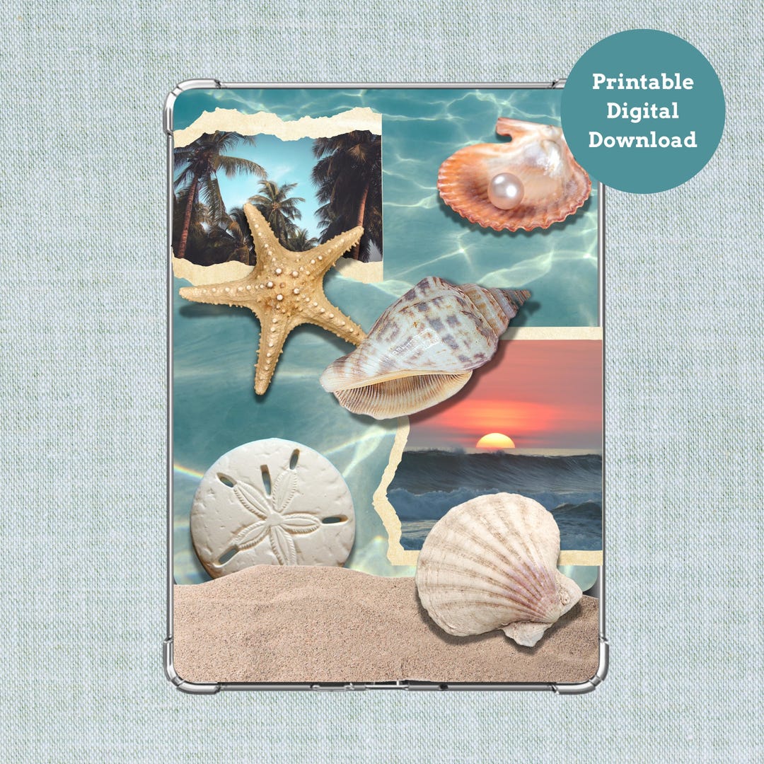 Beach Read Printable Kindle Insert for Clear Case Paperwhite 10th and ...