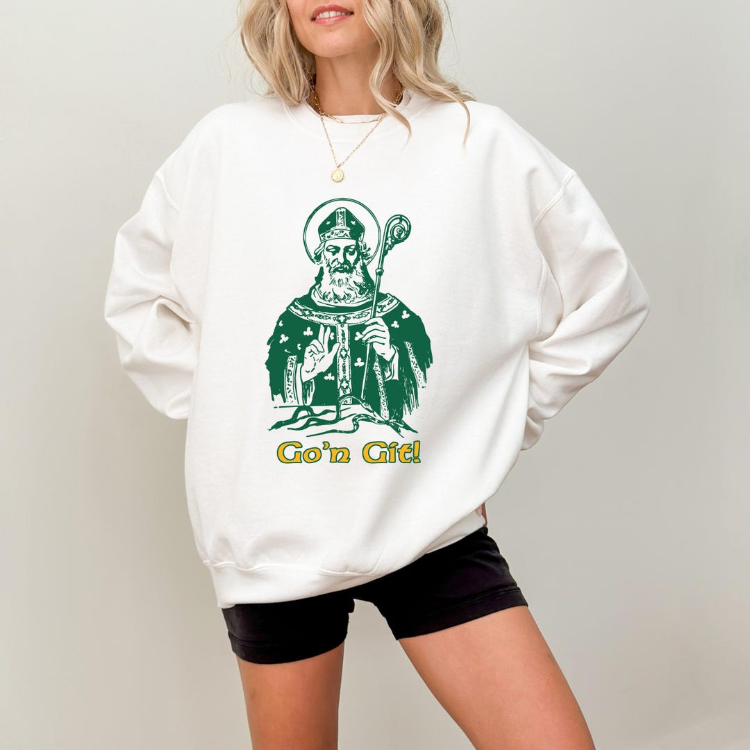 Retro Go'n Git Shirt,womens Lucky Shirt,st Patricks Day Shirt,shamrock ...