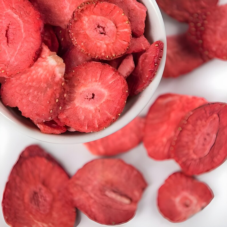 Freeze Dried Strawberries - MADE TO ORDER *choose Size* - Etsy