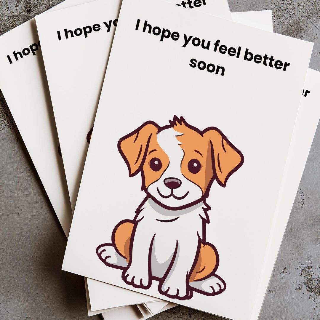 Get Well Soon Card for Kids-printable Get Well Soon Card Printable ...