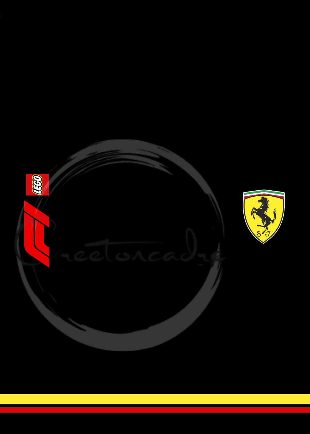 FERRARI F1 TEAM Poster, Technic Compatible, Formula 1, Formula 1 Wall ...