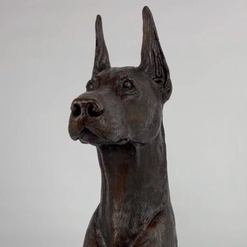 Doberman Statue - Etsy