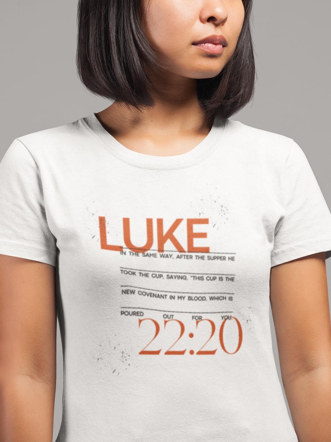 Luke Bible Verse Unisex Tee, Christian Tshirt, Inspirational Scripture ...